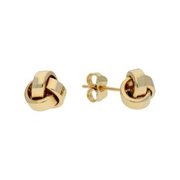 Paar Ohrstecker Vivance "classic style" Ohrringe Gr. Gelbgold 375, gelb (gelbgold 375) Damen Ohrstecker