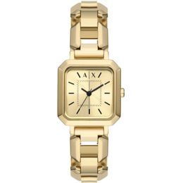 Quarzuhr Armani Exchange Armbanduhren goldfarben Damen Quarzuhren