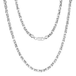 Königskette Vivance "Silber-Königskette" Halsketten Gr. Silber 925 (Sterlingsilber), silberfarben (silber 925) Damen Königskette Königsketten
