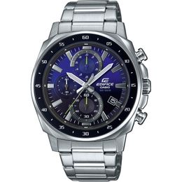 Chronograph CASIO EDIFICE "EFV-600D-2AVUEF" Armbanduhren blau (silberfarben) Herren Quarzuhren Armbanduhren
