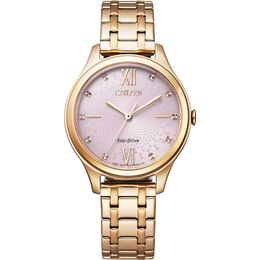 Solaruhr Citizen "EM0503-75X" Armbanduhren goldfarben Damen Solaruhren