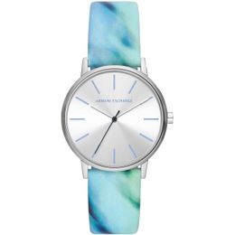 Quarzuhr Armani Exchange Armbanduhren blau Damen Quarzuhren
