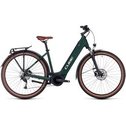 Cube Touring Hybrid One 500 - 28 Zoll 500Wh 9K Wave - darkgreen´n´green