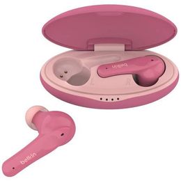 Belkin SoundForm Nano In Ear Headset Bluetooth® Pink Headset, Ladecase, Schweißresistent