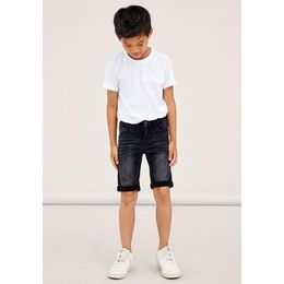 name it Jeansshorts NKMTHEO XSL DNM L SHORTS 6622-CL NOOS, schwarz