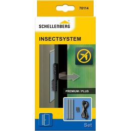 Schellenberg Insektenschutz-Tür Adapter-Set, für Insektenschutz Balkontür Plus und Premium, inkl. Bürstendichtung, grau