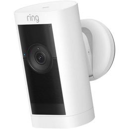 Ring Stick Up Cam Pro Battery Überwachungskamera (Innenbereich, Außenbereich), weiß