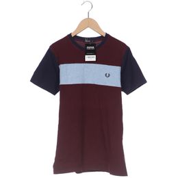 Fred Perry Herren T-Shirt, bordeaux, Gr. 44