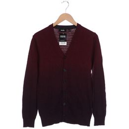 Mexx Herren Strickjacke, bordeaux, Gr. 46