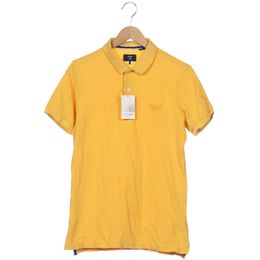 Superdry Herren Poloshirt, gelb, Gr. 52