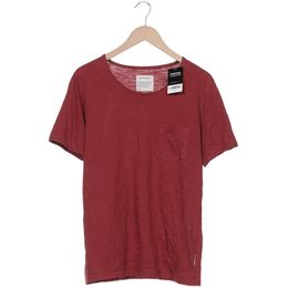 armedangels Herren T-Shirt, bordeaux, Gr. 46