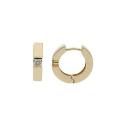 JuwelmaLux Fingerring JuwelmaLux Creolen 585/000 (14 Karat) Gold mit Brillanten JL30-06-2916 (kein Set