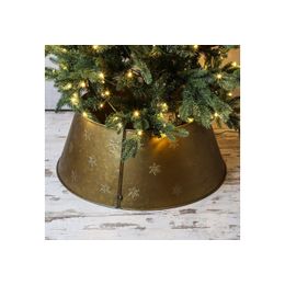 MARELIDA Christbaumständer Weihnachtsbaumring Metall Verkleidung für Baumständer Baumring D: 70cm (1-tlg)