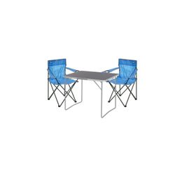 Mojawo Klappstuhl 3er Campingmöbel Outdoor Camping Anglerstuhl Aluminium Tisch klappbar