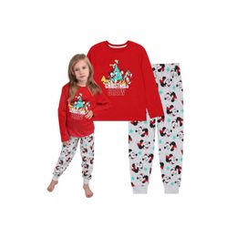 Sarcia.eu Schlafanzug Mickey Maus und Freunde Disney Weihnachtspyjama für Kinder