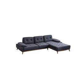 JVmoebel Ecksofa Blaues Wohnzimmer Ecksofa L-Form Couch Stilvolles Sofa Designer