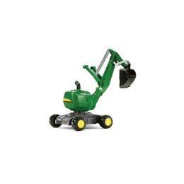 Rolly Toys® Spielzeug-Aufsitzbagger 421022 rollyDigger John Deere Bagger m.Räder