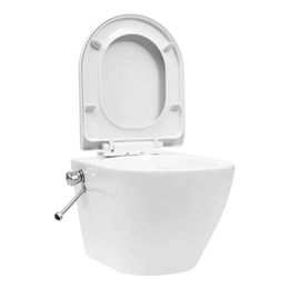 DOTMALL Dusch-WC Spülrandloses Hänge WC mit Bidet Funktion