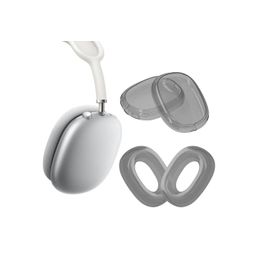 kwmobile Kopfhörer-Schutzhülle 2in1 Set Hülle für Apple AirPods Max Cover