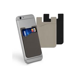 kwmobile Kartenetui 3x Kartenhalter Hülle für Smartphone (1-tlg)