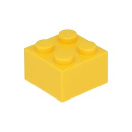 Lego® Spielbausteine brick 2x2 yellow