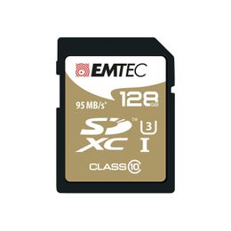 Emtec Emtec SD Card 128GB Emtec SDXC (CLASS10) Speedin + Kartenblister Micro SD-Karte