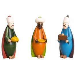 Weihnachtsfigur Miniaturfiguren Krippenfiguren bunt Höhe 5