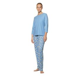 Mey Pyjama Mey Damen Pyjama 3/4 Arm 14098 angel blue (1 Stück