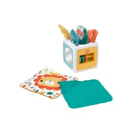 Mattel HML64 - Fisher-Price - 2-in-1 Babys Tücherbox - Sensorisches Spielzeug
