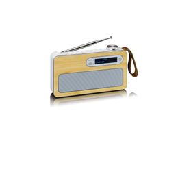 Lenco PDR-040 BAMBOOBK DAB+/FM-Radio aus echtem Bambusholz Bluetooth
