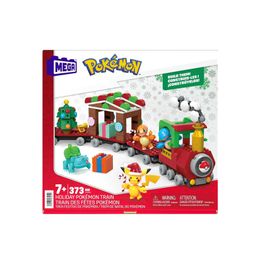 Mattel HHP69 - Pokémon - Mega - Bauset, 373 Teile, Weihnachtsedition