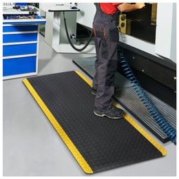 ETM Anti-Erm&uuml;dungsmatte HeavyDuty TireTuff Schwarz-gelb