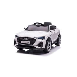 TPFLiving Elektro-Kinderauto Audi e-tron weiß