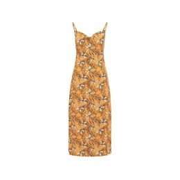 Tranquillo Jerseykleid Tranquillo Damen-Maxi-Kleid mit überlappendem V-Au