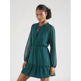 Vila Spitzenkleid Dobby (1-tlg) Rüschen