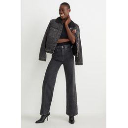 C&A Loose Fit Jeans-High Waist-LYCRA®