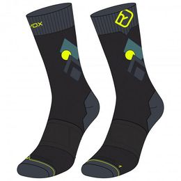 Ortovox - Alpine Light Comp Mid Socks - Merinosocken 39-41 | EU 39-41 schwarz