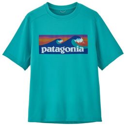 Patagonia - Kid's Cap SW T-Shirt - Funktionsshirt Gr L türkis