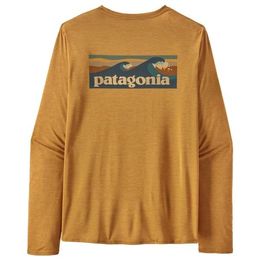 Patagonia - L/S Cap Cool Daily Graphic Shirt Waters - Funktionsshirt Gr XS braun