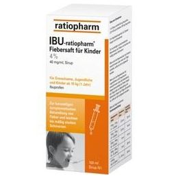 IBU-ratiopharm Fiebersaft für Kinder 40mg/ml