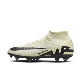 Nike Mercurial Superfly 9 Academy High Top Fußballschuh für weichen Rasen - Gelb