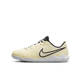 Nike Jr. Tiempo Legend 10 Academy Low-Top-Fußballschuh für Hallen- und Hartplätze für jüngere/ältere Kinder - Gelb