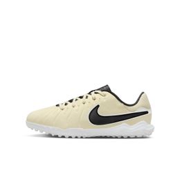 Nike Jr. Tiempo Legend 10 Academy Low Top Turf-Fußballschuh für jüngere/ältere Kinder - Gelb