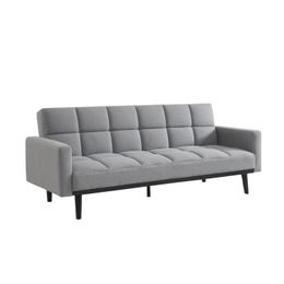 SONSTIGE casa NOVA Verwandlungssofa LELIO (BHT 212x84x82 cm) BHT 212x84x82 cm grau Schlafsofa Funktionssofa Schlafcouch Couchbett Bettsofa