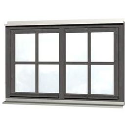Skan Holz Doppelfenster Rahmenaußenm. 132,4 x 82,1 cm