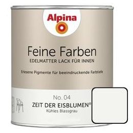 Alpina Feine Farben Lack No. 04 Zeit der Eisblumen blassgrau edelmatt 750 ml