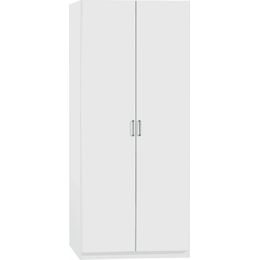 Kleiderschrank Rauch "P4You" Schränke Gr. B/H/T: 91 cm x 210 cm x 54 cm, ohne Schubkasten, 2 St., weiß Kleiderschränke