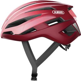 Rennradhelm Abus "STORMCHASER" Helme Gr. L Kopfumfang: 59 cm - 61 cm, rot (bordeau x red) Fahrradhelme