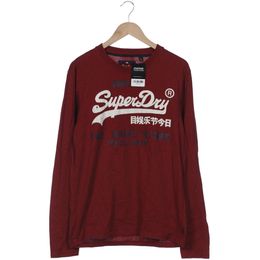 Superdry Herren Langarmshirt, rot