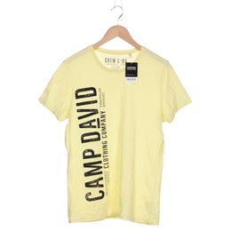 CAMP DAVID Herren T-Shirt, gelb, Gr. 48